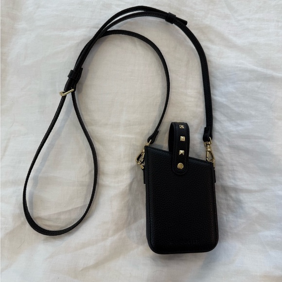 Bandolier | Bags | Bandolier Black Studded Crossbody Phone Case Strap ...